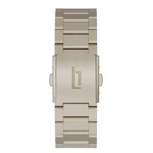 Lilienthal Berlin Stainless Steel Gold Brushed Watch Band - Beige