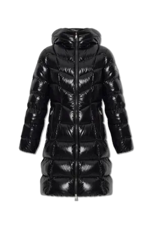 Moncler Marusse Quilted Down Jacket With Hood - Black