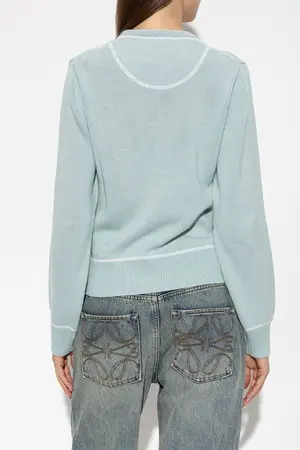 Kenzo Wool Sweater With Embroidered Logo