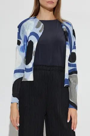 Issey Miyake Pleated Cardigan