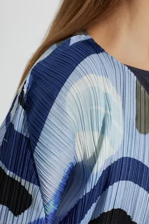 Issey Miyake Pleated Cardigan