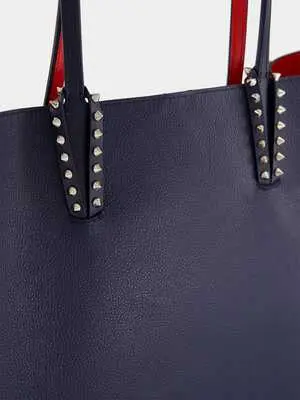 CHRISTIAN LOUBOUTIN Zaffiro Cabata Large Leather Tote