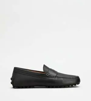 TOD'S Gommino Loafers In Leather - Black