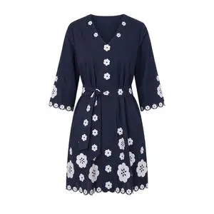 Adrift Clothing Sacha Shift Dress In Serenata - Blue