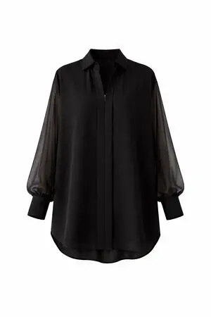 EXQUISE Arlene Chiffon Lined Blouse