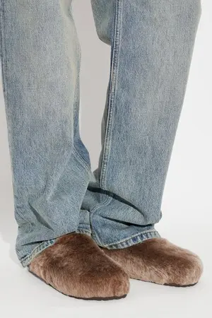 BIRKENSTOCK Amsterdam Wrapped Shearling Os’ Slides