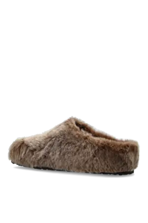 BIRKENSTOCK Amsterdam Wrapped Shearling Os’ Slides