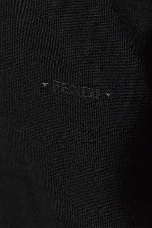 Fendi Fine Wool V-neck Sweater