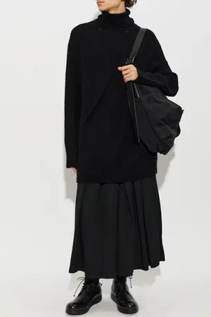 Yohji Yamamoto Wide-leg Wool Trousers