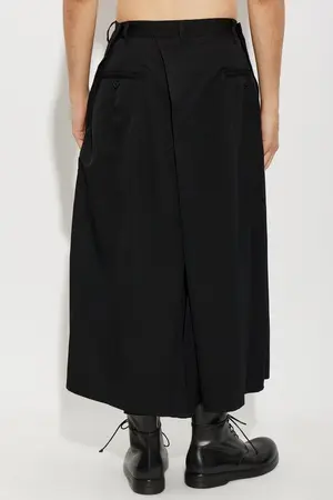 Yohji Yamamoto Wide-leg Wool Trousers