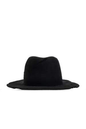 Yohji Yamamoto Wool Hat With Vintage Effect