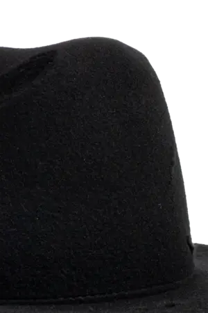 Yohji Yamamoto Wool Hat With Vintage Effect
