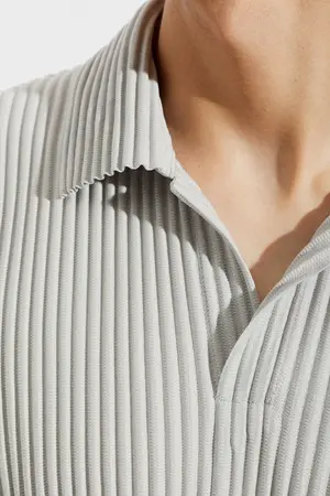 Issey Miyake Pleated Polo