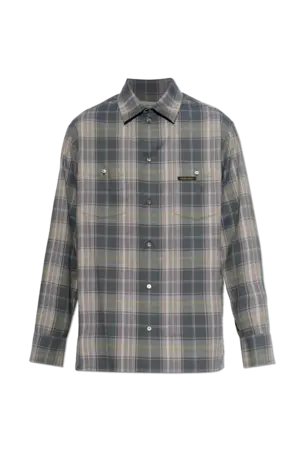 GOLDEN GOOSE Shirt With Logo - Multicolour