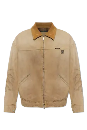 GOLDEN GOOSE Reversible Jacket With Distressed Details - Brown