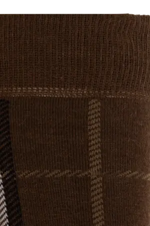 Burberry Tartan Patterned Socks