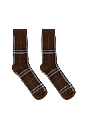 Burberry Tartan Patterned Socks