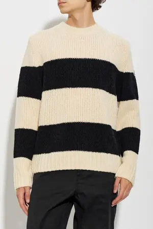 Moncler Striped Wool Crewneck Sweater