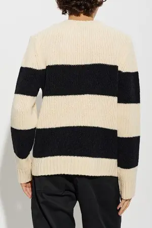 Moncler Striped Wool Crewneck Sweater