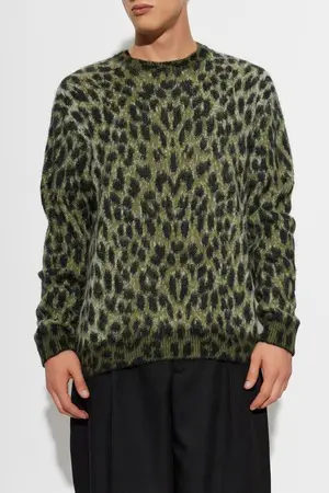 LANEUS Sweater With Animal Motif