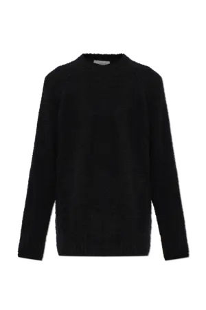LANEUS Wool Sweater With Long Sleeves - Black