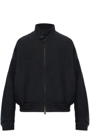 DARKPARK Wool And Cashmere Blend Bomber Jacket - Grey