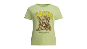 Ganni Logo T-shirts For Men
