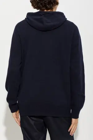 LANEUS Wool Hoodie - Navy Blue