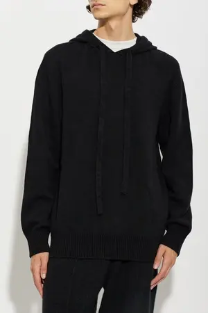 LANEUS Wool Hoodie - Black