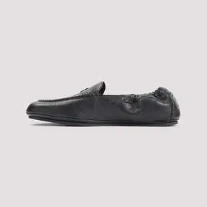 Celine Leather Triomphe Loafers