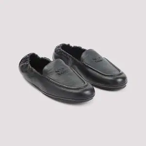 Celine Leather Triomphe Loafers