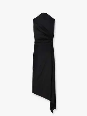Balenciaga Stretch Fabric Asymmetrical Dress