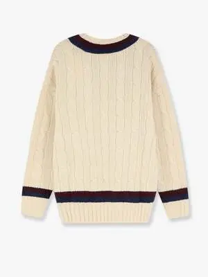 Zimmermann Valiant Cable Knit Wool Sweater - Cream