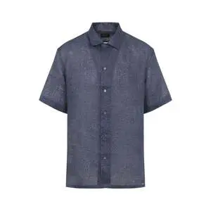 Brioni Cuban Shirt - Blue