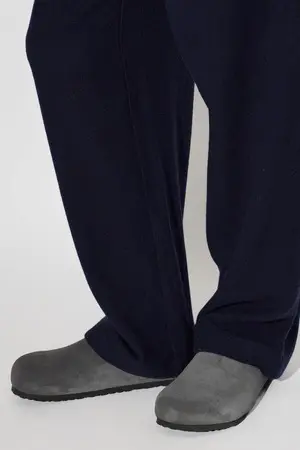 BIRKENSTOCK Amsterdam Suede Mule - Grey