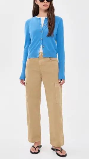 LA LIGNE Clark Cargo Twill Pants