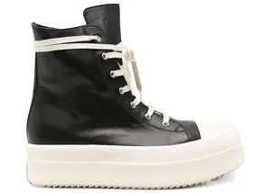 Rick Owens Mega Bumper High Top Sneakers - Black/milk
