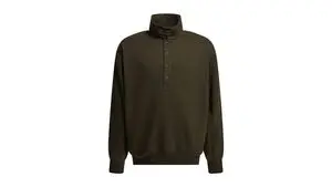 DAIWA PIER39 Half Button Closure Sweatshirt