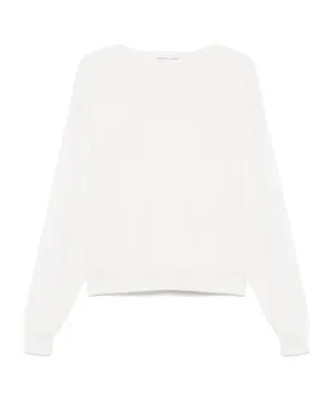 LEMAIRE Long Sleeved Crewneck Jumper - Light Beige