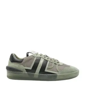 LANVIN Clay Lace-up Sneakers - Green