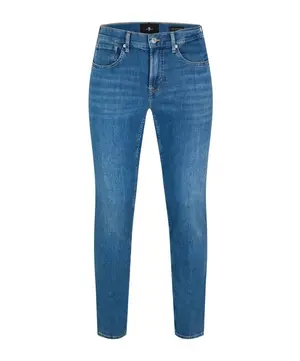 7 For All Mankind Faded Detail Jeans - Blue