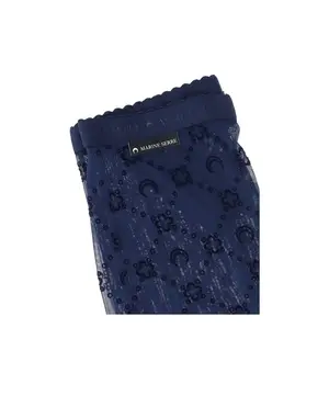 MARINE SERRE Logo Jacquard Mesh Socks