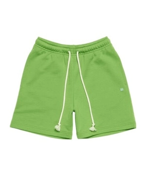 Acne Studios Face Logo-appliqué Cotton Track Shorts
