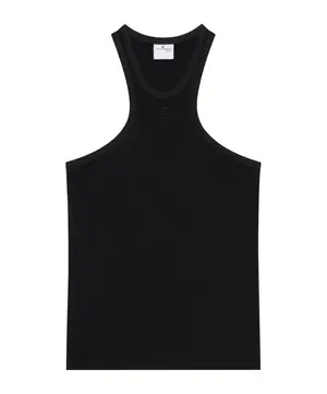 COURREGES Scuba Tank Top - Black
