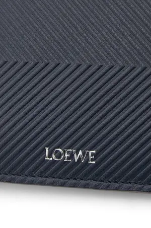 Loewe Bifold Wallet In Textured Classic Calfskin