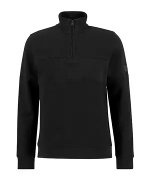 Barbour Kaspian Half-zip Sweatshirt - Black