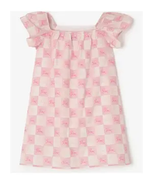 Burberry Checked Cotton Dress