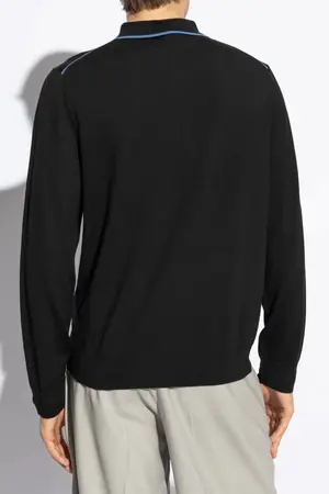 Paul Smith Long Sleeved Knitted Polo Shirt
