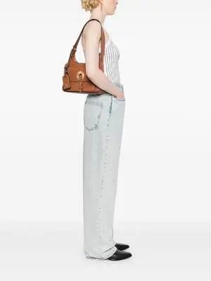 Moschino Love Logo-plaque Zipped Shoulder Bag