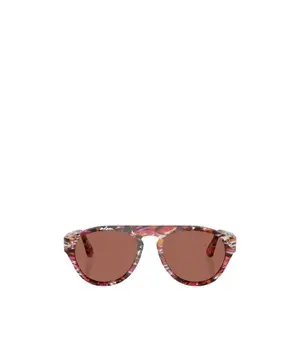 Persol Geometric Frame Sunglasses